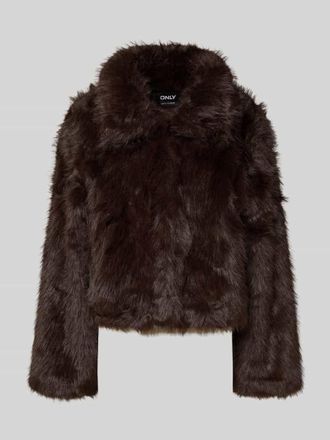 Only Regular Fit Webpelzjacke mit Umlegekragen Modell MANNY