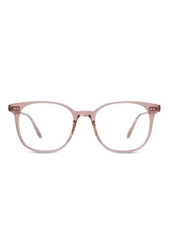 Garrett Leight lunettes de vue Carrol &agrave; monture rectangulaire - Rose