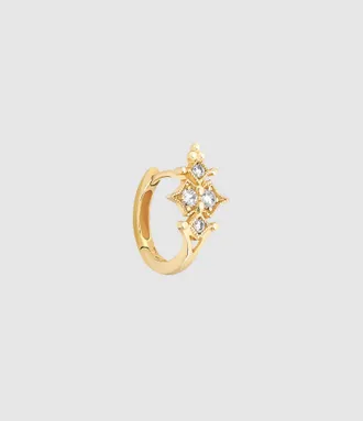 Stone Paris Mini Cr&eacute;ole Glitter Diamants Or Jaune (vendue &agrave; lunit&eacute;)