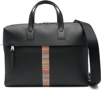 Paul Smith porte-documents Signature Stripe - Noir
