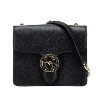 Gucci Sac bandouli&egrave;re vintage doccasion - Femme - Pre-owned - Noir - Taille: ONE Size