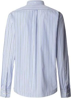 Fa&ccedil;onnable Chemise &agrave; rayures col am&eacute;ricain en coton