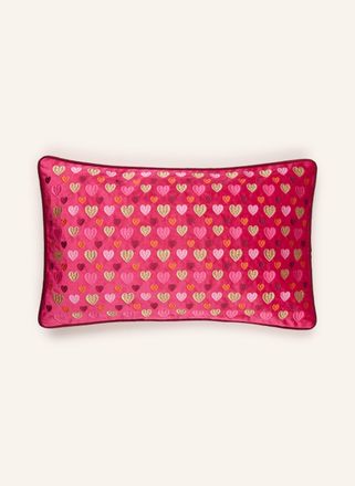 Pad Pad Dekokissenh&uuml;lle Hearts Aus Samt pink