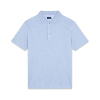 Paul & Shark Homme, Tops, Bleu, Taille: L Polo en Piqué de Coton Shark Tag