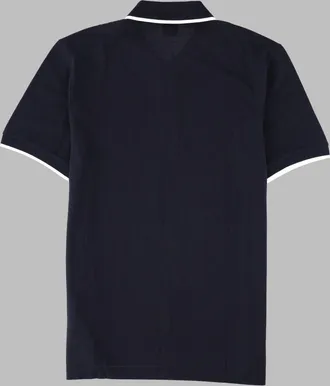 HUGO BOSS Soft-Touch Cotton Polo Shirt - Navy
