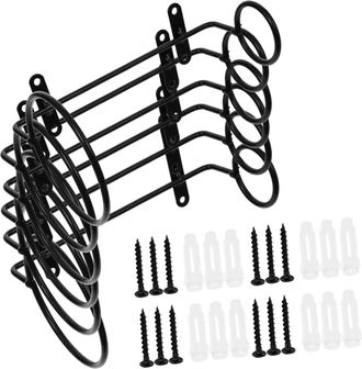 Valiclud 6stücke Weinregal Aus Eisen Für Wandmontage Weinflaschenhalter Weinregal Zur Wandmontage Aus Eisen Weinflaschenständer Aus