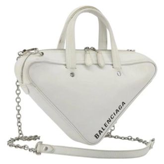 Balenciaga Sac &agrave; main vintage doccasion - Femme - Pre-owned - Blanc - Taille: ONE Size