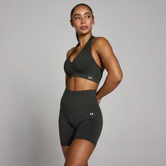 MyProtein Brassi&egrave;re &agrave; dos nu sans coutures MP Tempo pour femmes - Gris nuit - XS