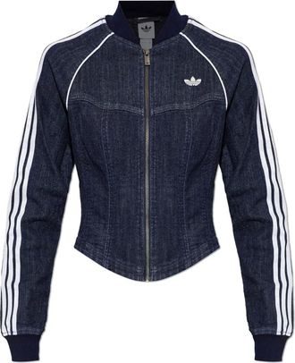 adidas Femme, Vestes, Bleu, Taille: 42 FR Veste en jean