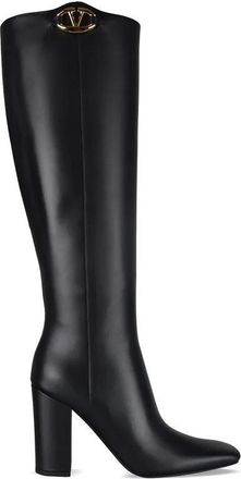 Valentino Garavani Stiefel - Vlogo Boots - Gr. 35,5 (EU) - in Schwarz - f&uuml;r Damen