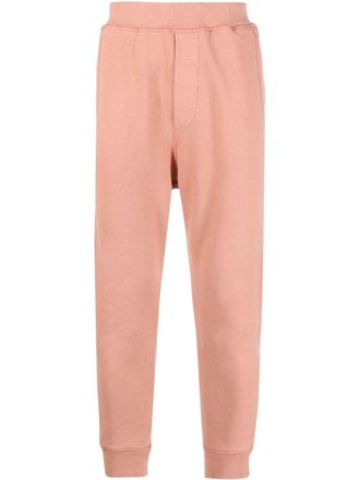 Dsquared2 pantalon de jogging &agrave; slogan imprim&eacute; - Rose