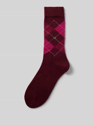 Burlington Socken mit Logo-Applikation Modell WHITBY