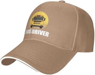 Generic Chapeau De Baseball Chauffeur dautobus Scolaire Chapeau De Sport Anti-Soleil L&eacute;g&egrave;re Casquette Visi&egrave;re, pour Plage, Hommes, Gar&ccedil;on, 55-59cm