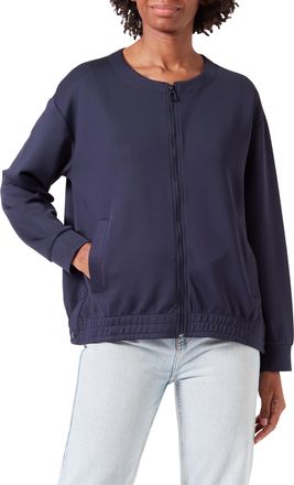 Geox Womens W Zip Sweater, Navy Blazer, XL