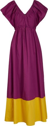 8 by YOOX TWO-TONE COTTON DRESS