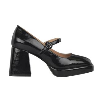 Alma En Pena Schuh mit breitem Absatz und Riemen - - Shoes - Damen - Schwarzk - 40 EU