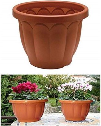 Trade Shop Pot En Plastique Classique De 50 Cm De Diamètre Pour Plantes Dextérieur Fleurs
