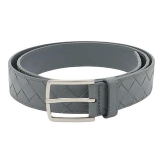 Bottega Veneta Pre-owned Vintage Lederg&uuml;rtel - - Pre-owned - Herren - Grau - ONE SIZE