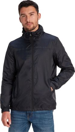 TOG24 Craven Herren Regenjacke Wasserdichte Atmungsaktiv Outdoorjacke Leichte Windjacke Faltbare Regenjacke F&uuml;r Fahrrad Wandern Lauf Schwarz 6XL
