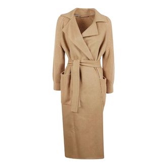 Max Mara Berard Wickelmantel - - Coats - Damen - Braun - 4XS