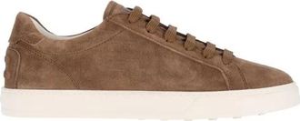 Tod's Tods Low-Top Sneaker - Brown Suede Sneakers With Rounded Toe - Gr. 6_5 - in Braun - f&uuml;r Damen