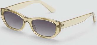 Mango Lunettes de soleil monture plastique vert - Femme - Taille unique - MANGO