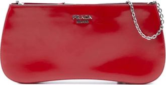 Prada sac à bandoulière Spazzolato Sidonie (2000-2025) - Rouge