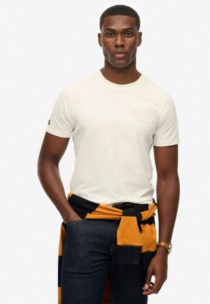 Superdry Rundhalsshirt ATHLETIC EMBOSS RELAXED TEE
