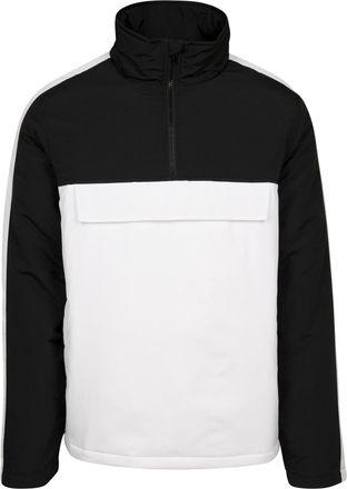 Urban Classics Herren 2-Tone Padded Pull Over Jacket Jacke, per Pack Mehrfarbig (White/Black 01248), X-Large (Herstellergröße: XL)