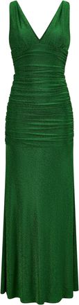 Nicowa Maxikleid LUCEWO, aus schimmerndem Lam-Jersey, Model tr&auml;gt Gr&ouml;&szlig;e 34