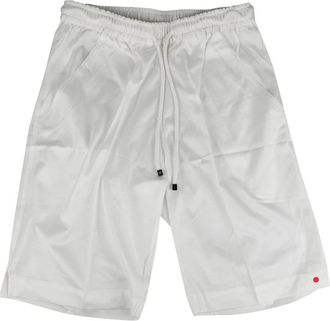 Kiton Homme, Shorts, Blanc, Taille: M Pants Regular Solid 100% Fatto a mano