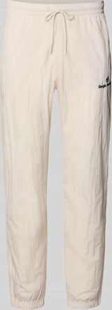 Sergio Tacchini Straight Fit Stoffhose mit Logo-Stitching Modell Nayla