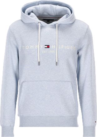 Tommy Hilfiger Herren Hoodie Tommy Logo mit Kapuze, Grau (Bros B0802), L