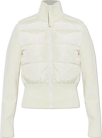 Canada Goose Femme, Pulls, Blanc, Taille: 40 FR HyBridge Wide Quilt Knit Jacket
