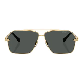 Versace Homme, Accessoires, Jaune, Taille: 63 MM Lunettes de soleil &eacute;l&eacute;gantes