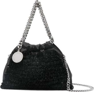 Stella McCartney Falabella Mini sac bandouli&egrave;re avec cha&icirc;ne et perles