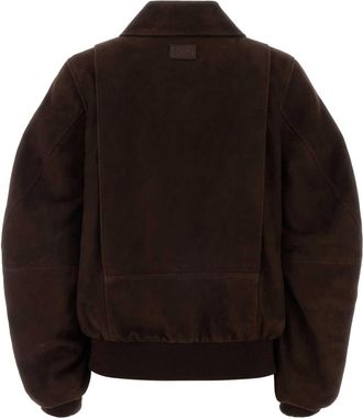 Loewe Dark Brown Giacche Pelle Jacket