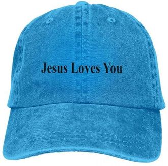 Generic Casquette de baseball Dieu Croix Multicolore Chapeau &agrave; visi&egrave;re pour femme Loves You Texts Visi&egrave;re personnalis&eacute;e Chapeaux de protection Cadeau