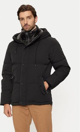 Guess Winterjacke M4BL43 WGJR2 Schwarz Regular Fit