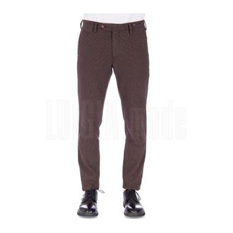 PT01 Pt01, Homme, Pantalons, Brun, Taille: 2XL Pantalon Super Slim