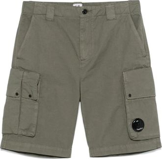 C.P. Company C.p. Company, Homme, Shorts, Vert, Taille: S Shorts Bermuda Cargo avec fermeture &eacute;clair cach&eacute;e