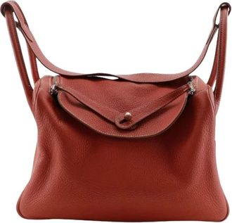Herm&egrave;s Pre-owned Lindy Togo 2way Bag - - Pre-owned - Damen - Rot - ONE SIZE