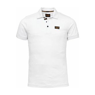 PME Legend Premium Polo Shirt - - Tops - Herren - Wei&szlig; - 3XL