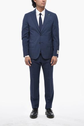 Corneliani CC COLLECTION Anzug aus Schurwolle mit Klappentaschen Corneliani