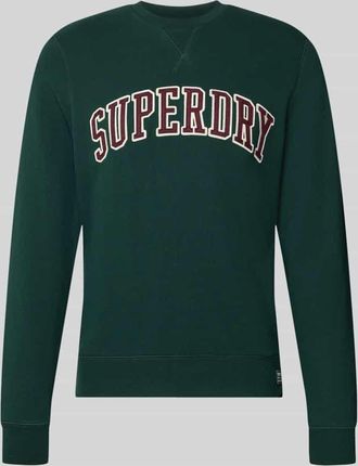 Superdry Regular Fit Sweatshirt aus Baumwoll-Mix mit Logo-Stickerei