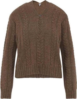 Loewe Pull Col Rond - Marron