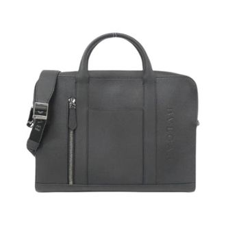 Bulgari Pre-owned MAN Calf Bag - - Pre-owned - Herren - Schwarzk - ONE SIZE