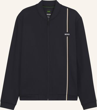 HUGO BOSS Sweatshirt Sw_Toc Game Fz Regular Fit blau