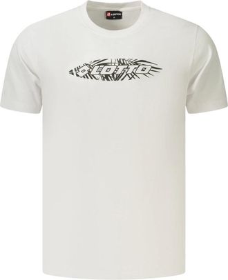 Lotto Homme, Tops, Blanc, Taille: XL T-shirt &agrave; manches courtes