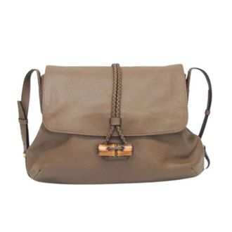 Gucci Sac bandouli&egrave;re Bamboo Pre-owned - Femme - Pre-owned - Brun - Taille: ONE Size
